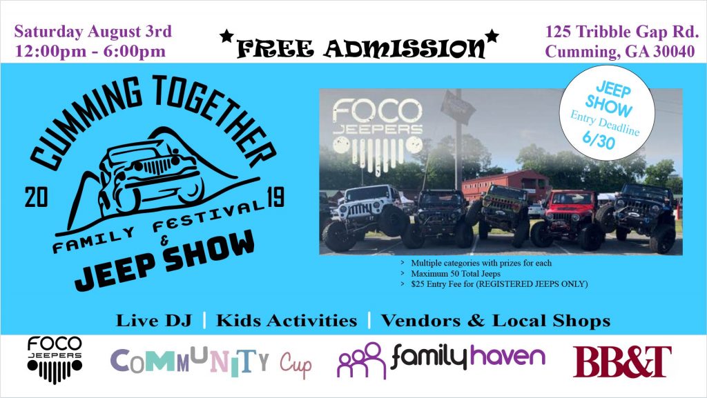 Cumming Together Jeep Show & Family Festival - Cumming Local
